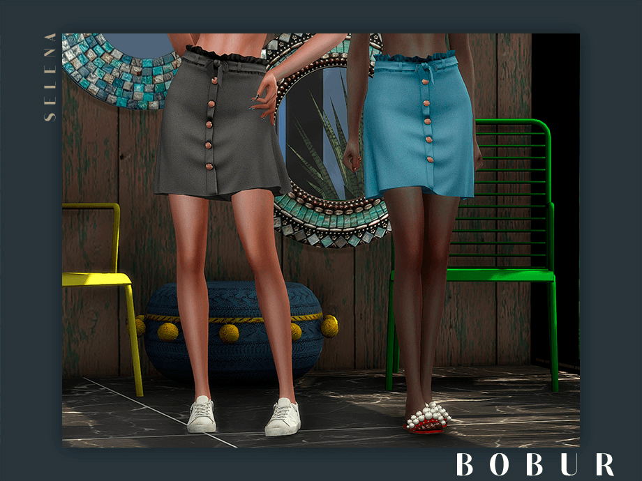 Selena Skirt - The Sims 4 Create a Sim - CurseForge