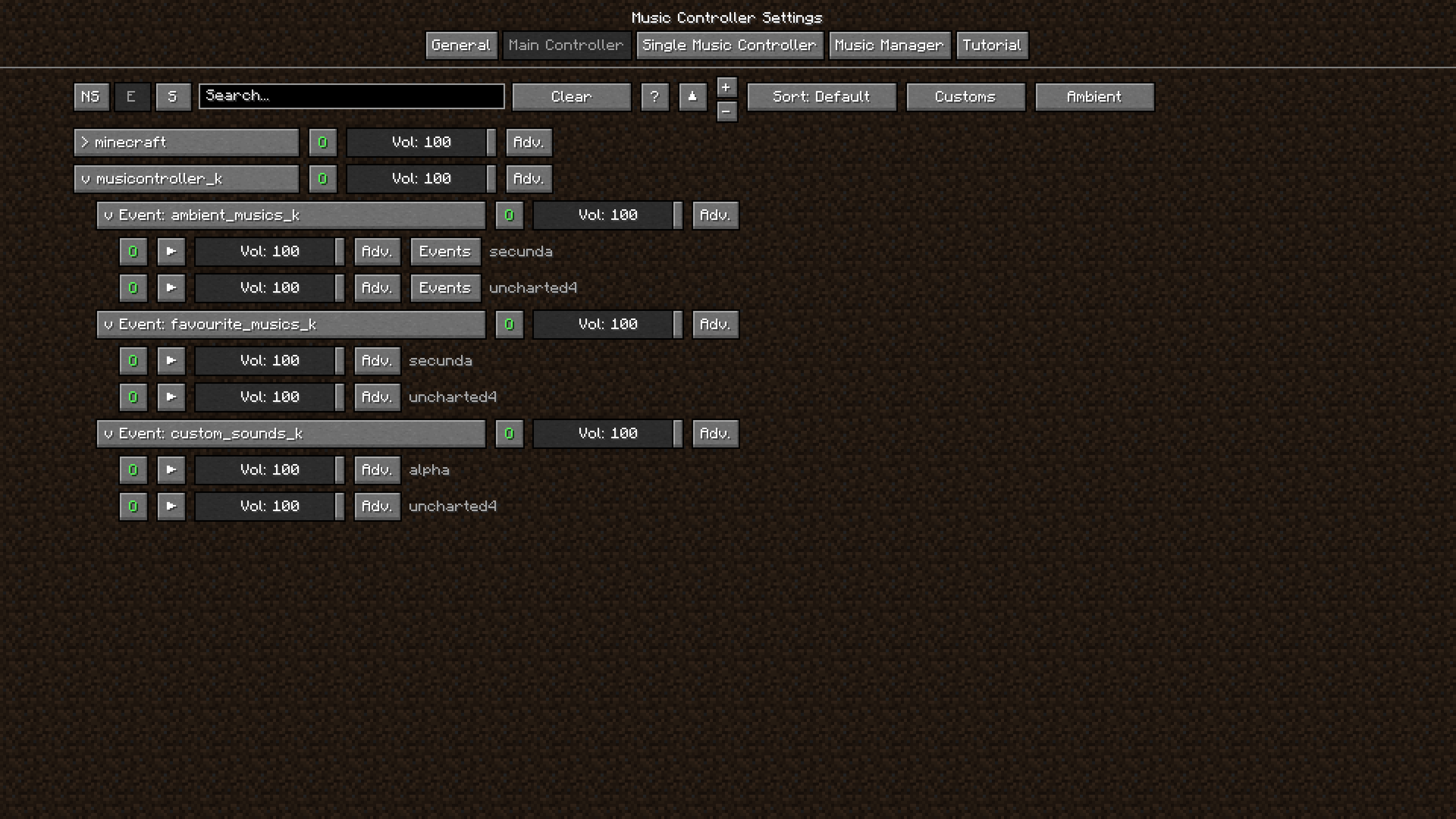 Ambient Music Player + Music Controller - Minecraft Mods - CurseForge