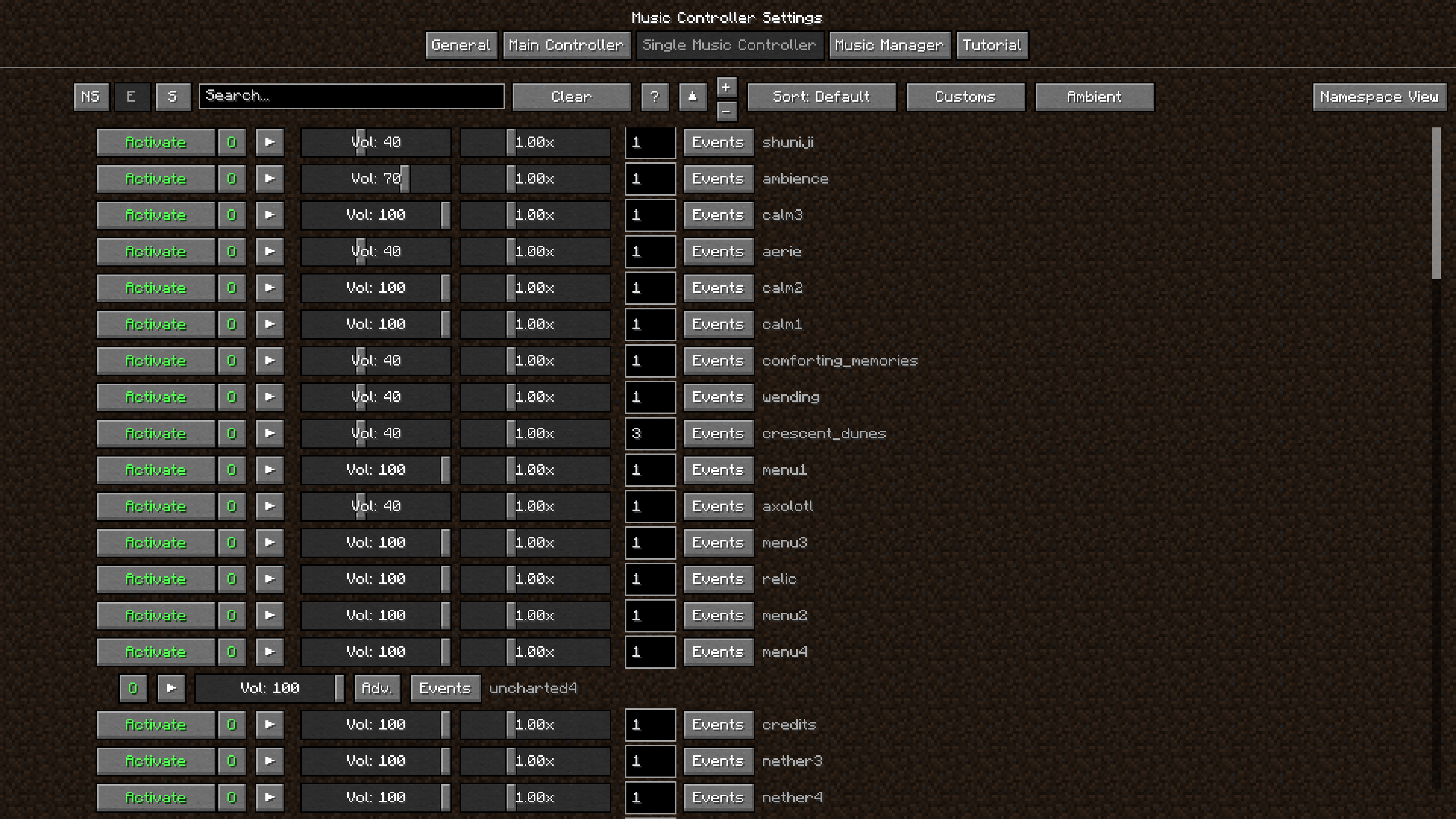 Ambient Music Player + Music Controller - Minecraft Mods - CurseForge