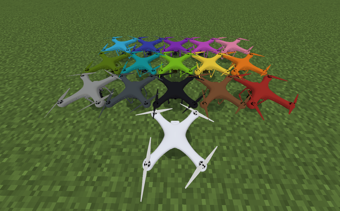 Drone v2.2, MORE COLORS! - Minecraft Bedrock Addons - CurseForge