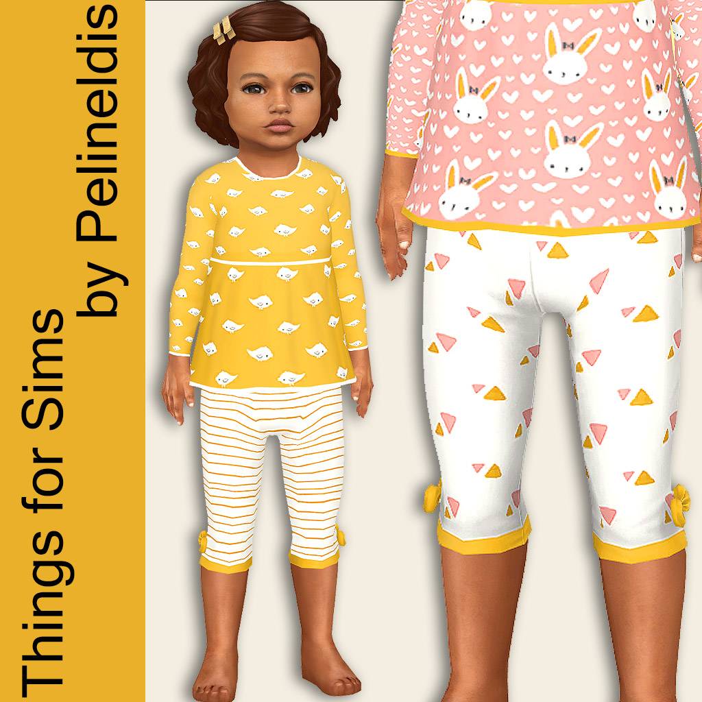 Toddler Girls Pajamas Pants - The Sims 4 Create a Sim - CurseForge