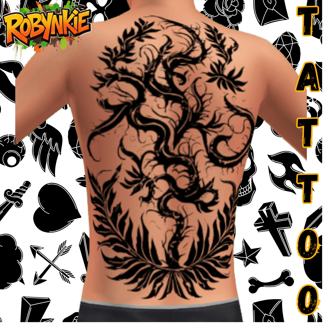 Robynq Tattoo RL4284 - Basegame compatible - Gallery - The Sims 4 ...