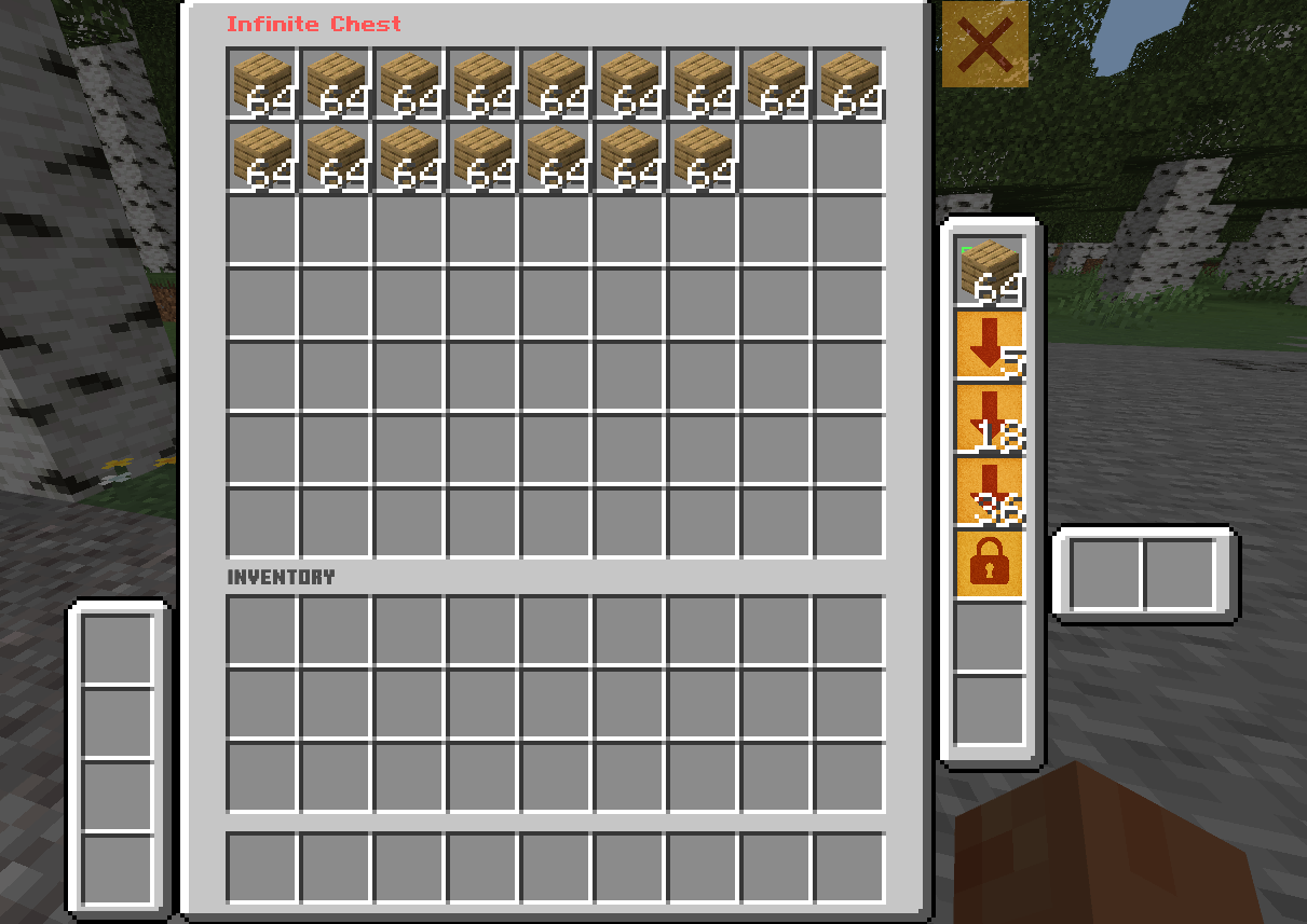 Infinite chest 2.2 - filtering update - Minecraft Bedrock Addons ...