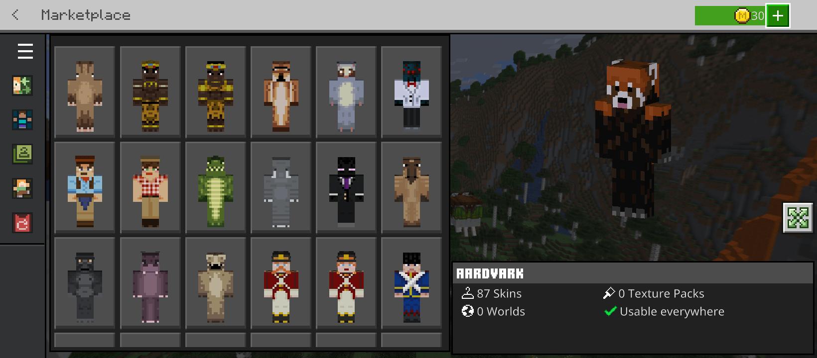 Search Results for Skin Corner | MCPEDL