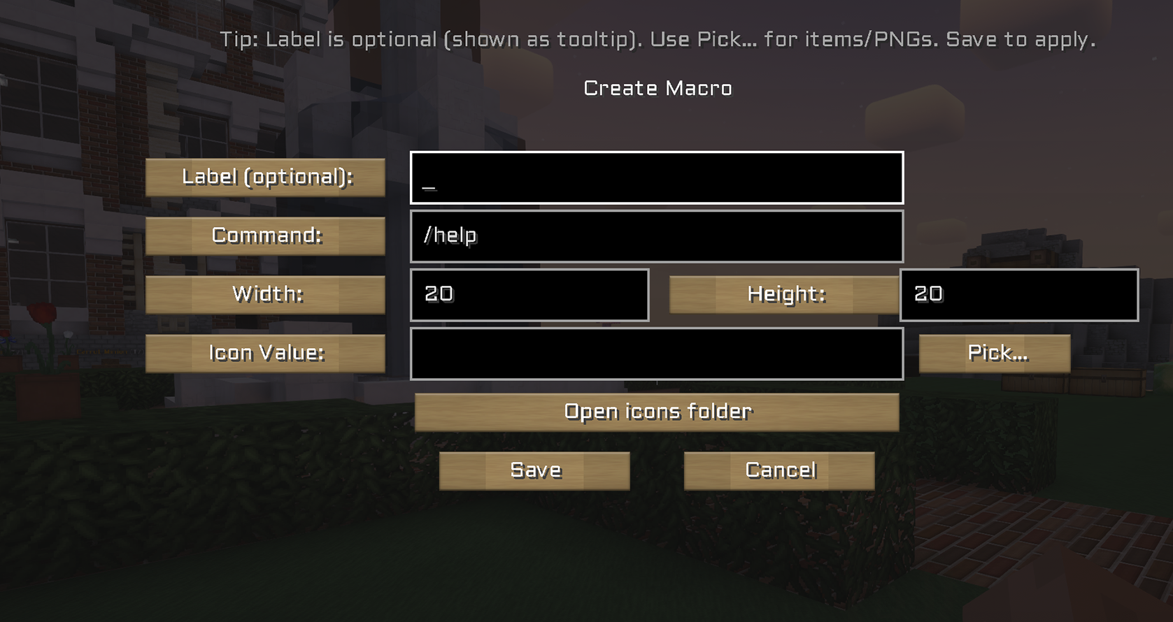 UI-Macro-Buttons - Gallery - Minecraft Mods - CurseForge