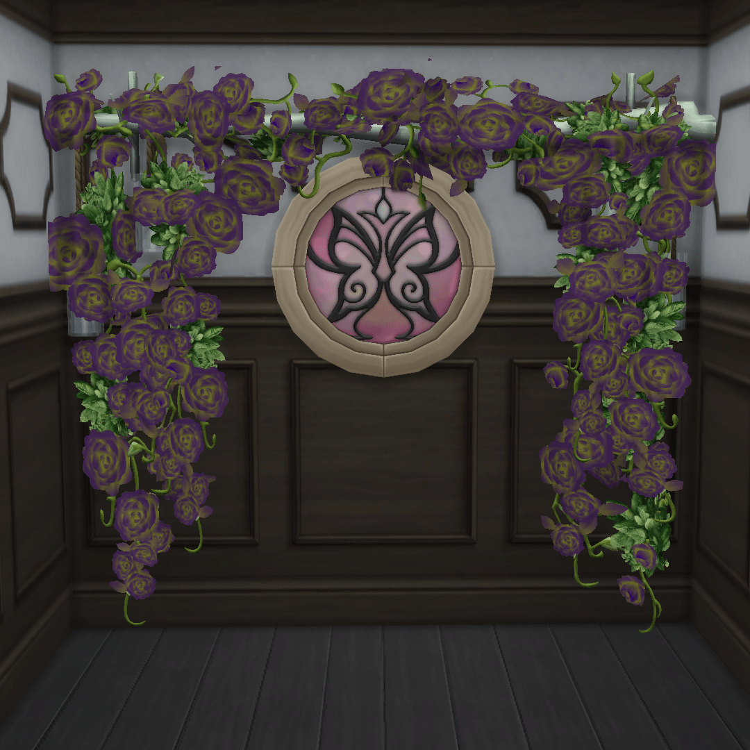 Rose Vine Window Treatments - The Sims 4 Build / Buy - CurseForge