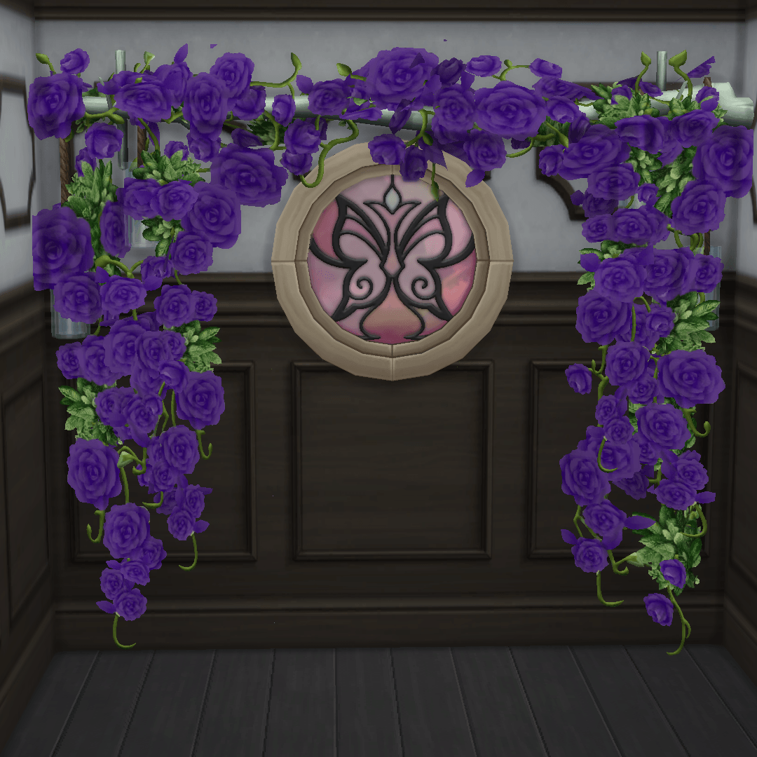 Rose Vine Window Treatments - The Sims 4 Build / Buy - CurseForge