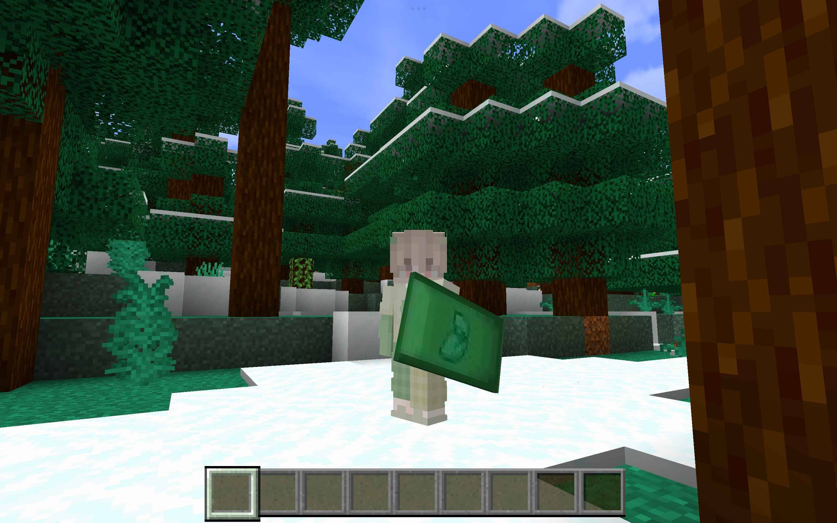 Mint Dino's Custom Shields - Minecraft Bedrock Texture Packs - CurseForge