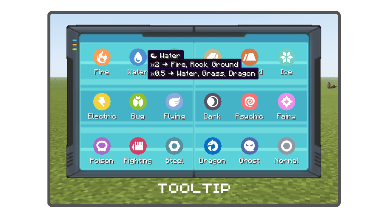 Pokemon Type Table (Cobblemon / Pixelmon) - Minecraft Mods - CurseForge