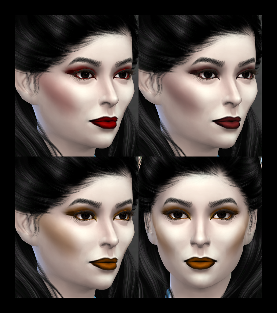 Dark and Delicious Makeup Set - Gallery - The Sims 4 Create a Sim ...