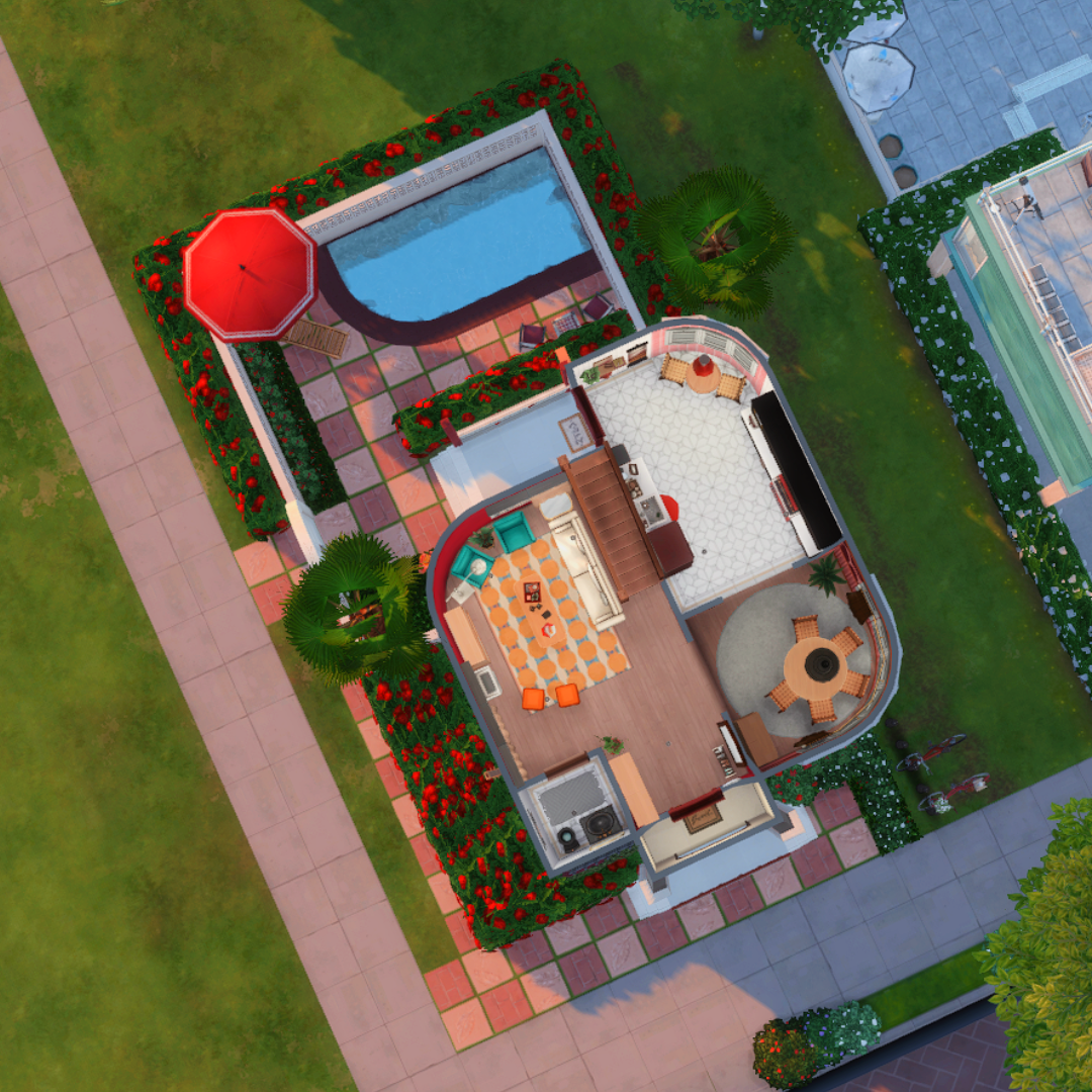 not so berry rose house | NSB challenge | politician home - The Sims 4 ...