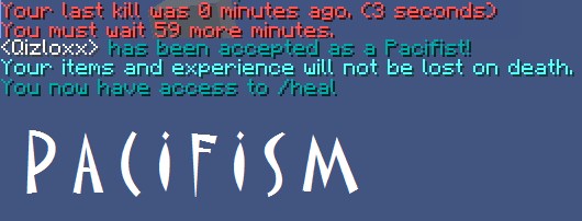 Pacifism - Minecraft Bukkit Plugins - CurseForge