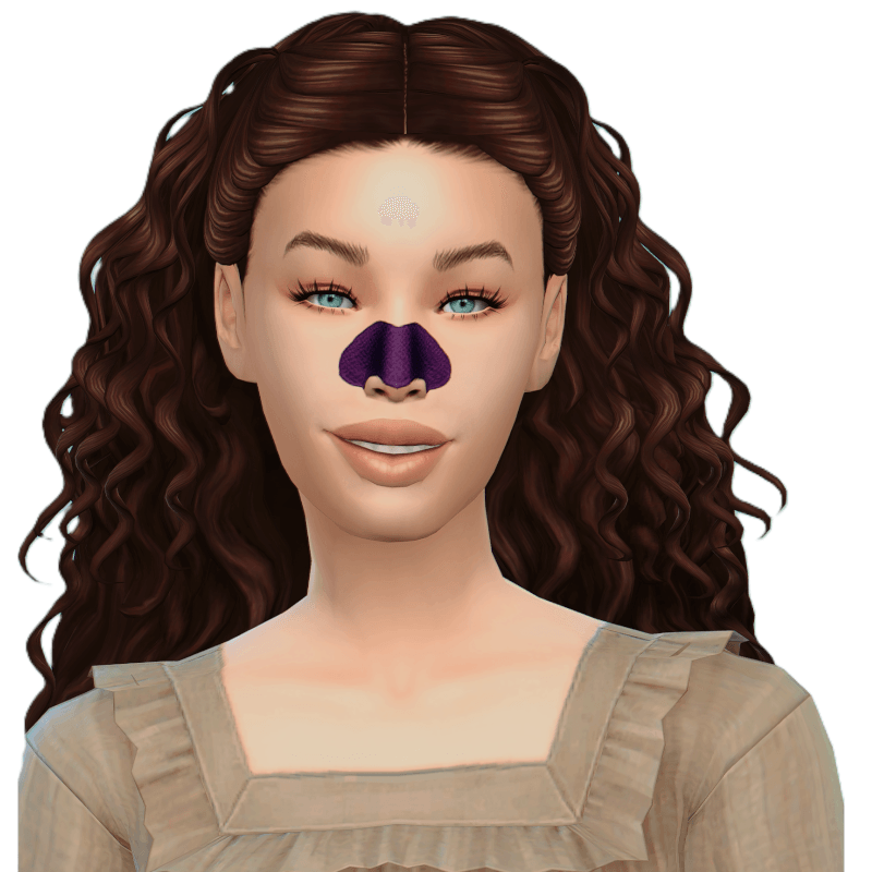 Purple Nose Mask - Gallery - The Sims 4 Create a Sim - CurseForge