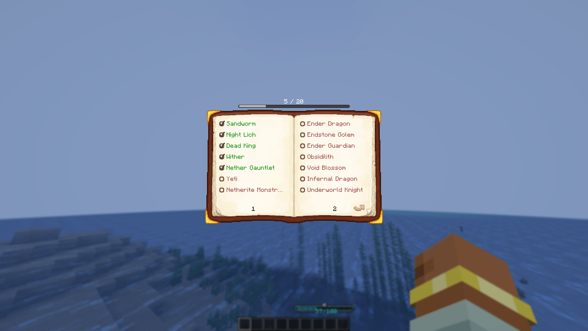 Boss Checklist - Minecraft Mods - CurseForge