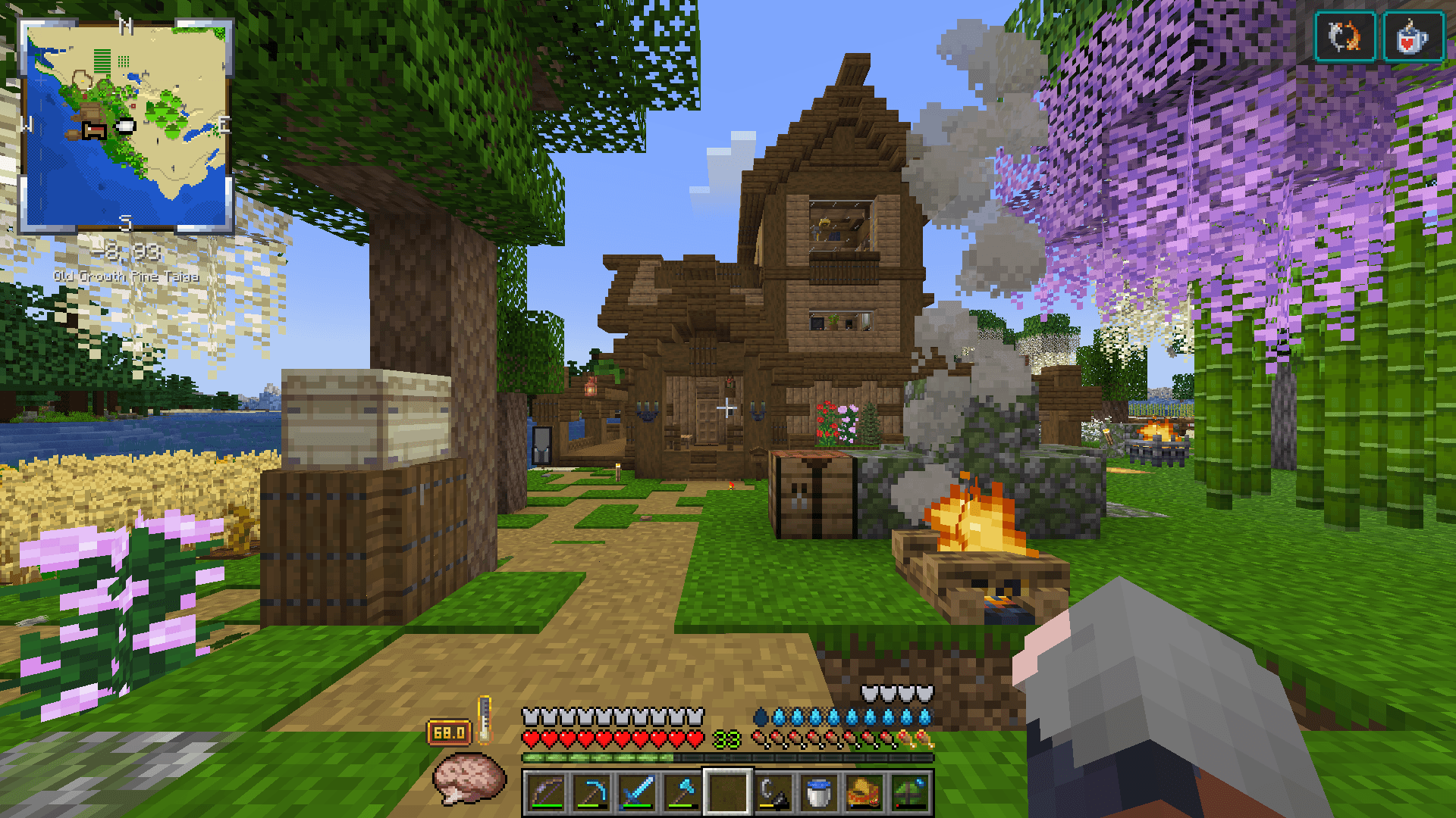 Map Atlases - Fancy Minimap Frame - Minecraft Resource Packs - CurseForge