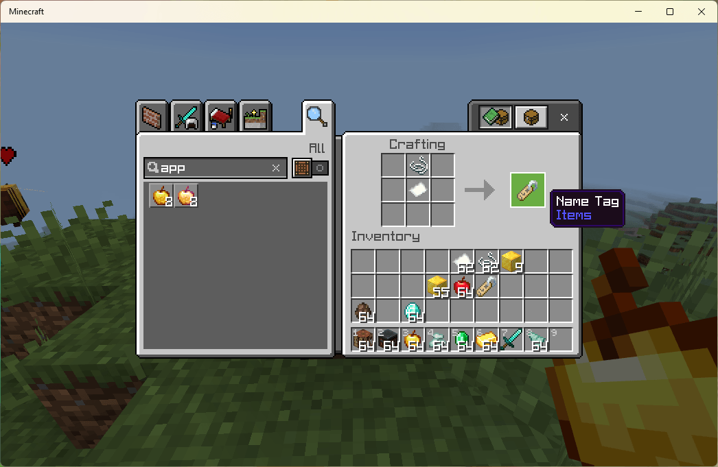 Craftable XP Bottles | Minecraft PE Addons