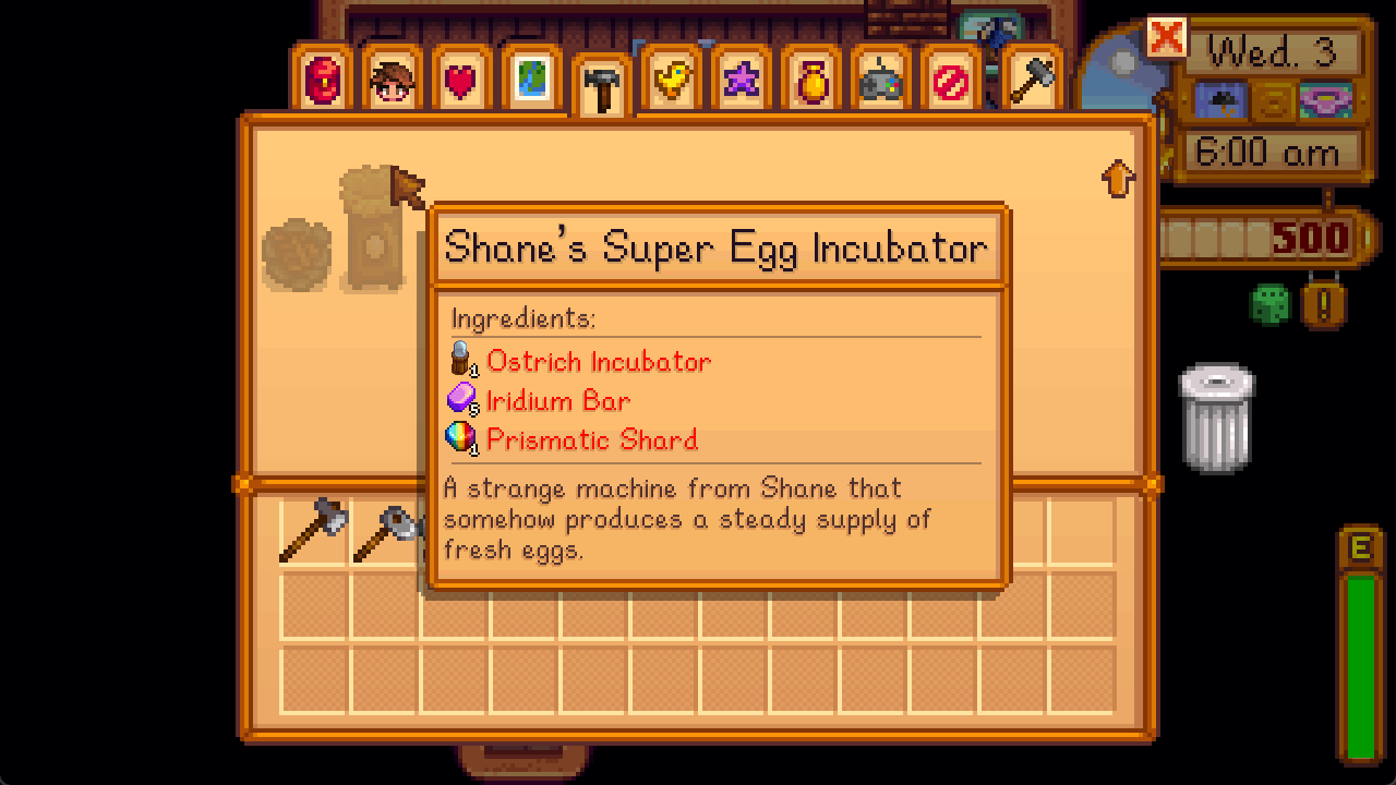[CP] Shane's Super Egg Incubator - Stardew Valley Mods - CurseForge