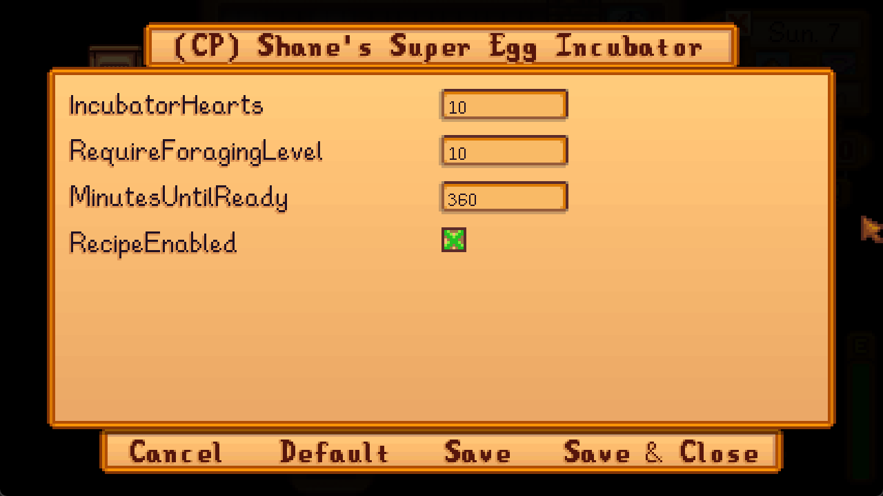 [CP] Shane's Super Egg Incubator - Stardew Valley Mods - CurseForge