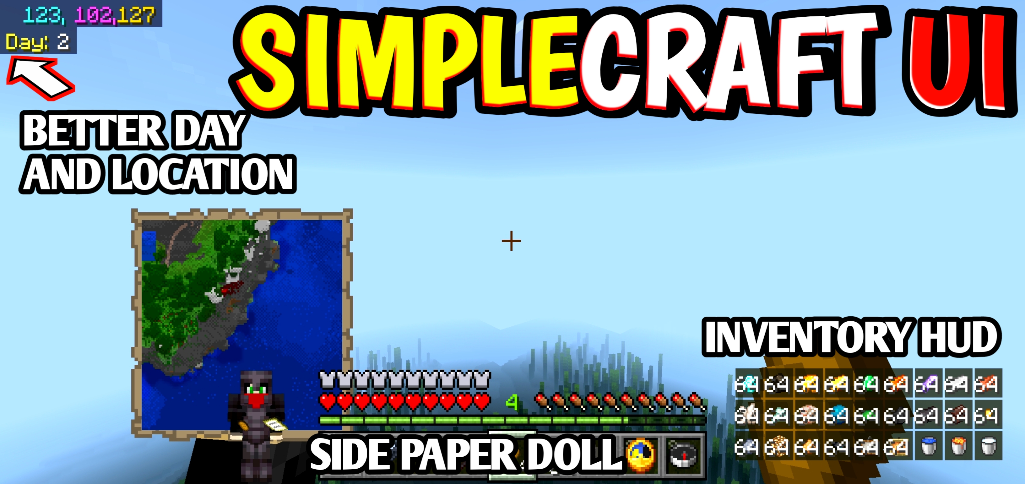 SimpleCraft UI - Gallery - Minecraft Bedrock Texture Packs - CurseForge