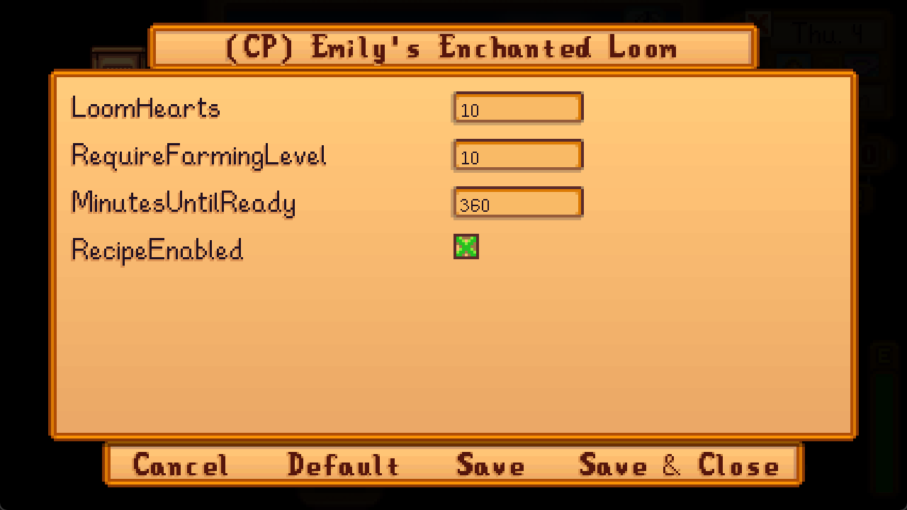 [CP] Emily's Enchanted Loom - Stardew Valley Mods - CurseForge