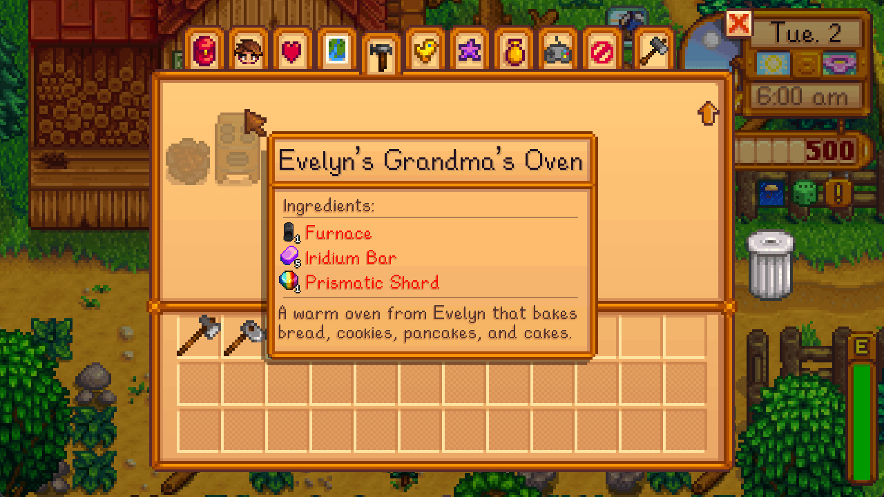 [CP] Evelyn's Grandma's Oven - Stardew Valley Mods - CurseForge