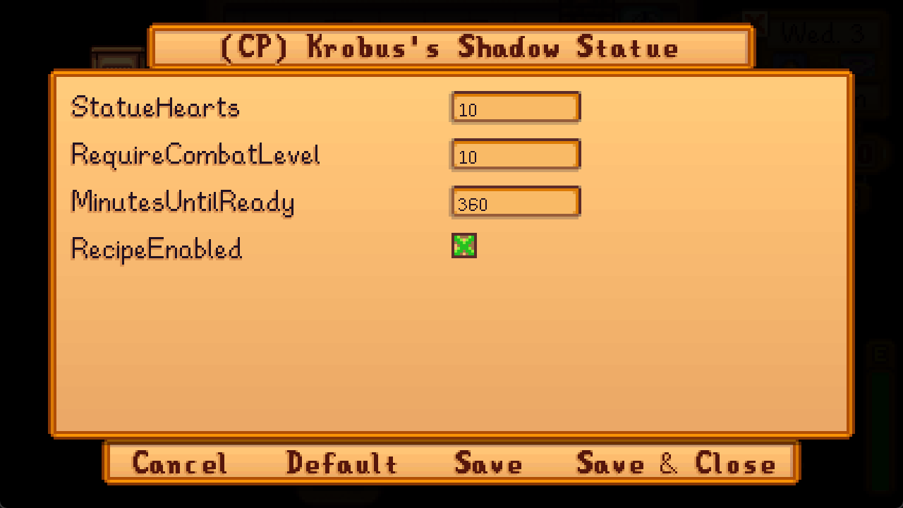 [CP] Krobus's Shadow Statue - Gallery - Stardew Valley Mods - CurseForge