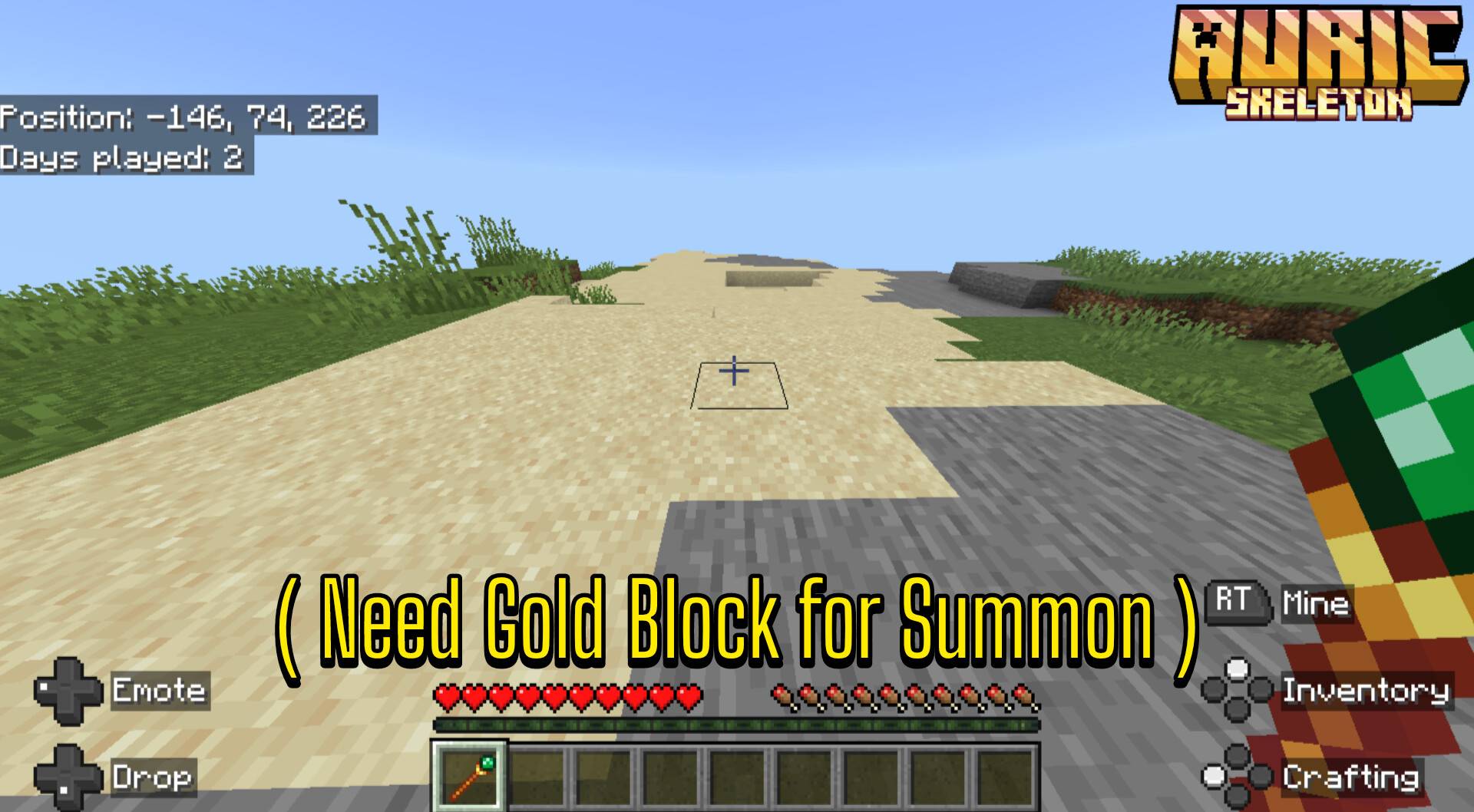 Auric Skeleton - Minecraft Bedrock Addons - CurseForge