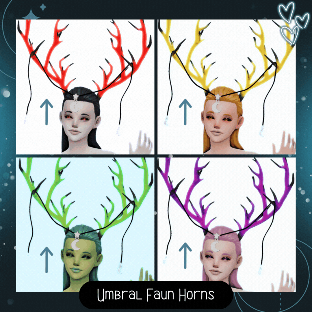 [JBTN] Umbral Faun Horns - The Sims 4 Create a Sim - CurseForge