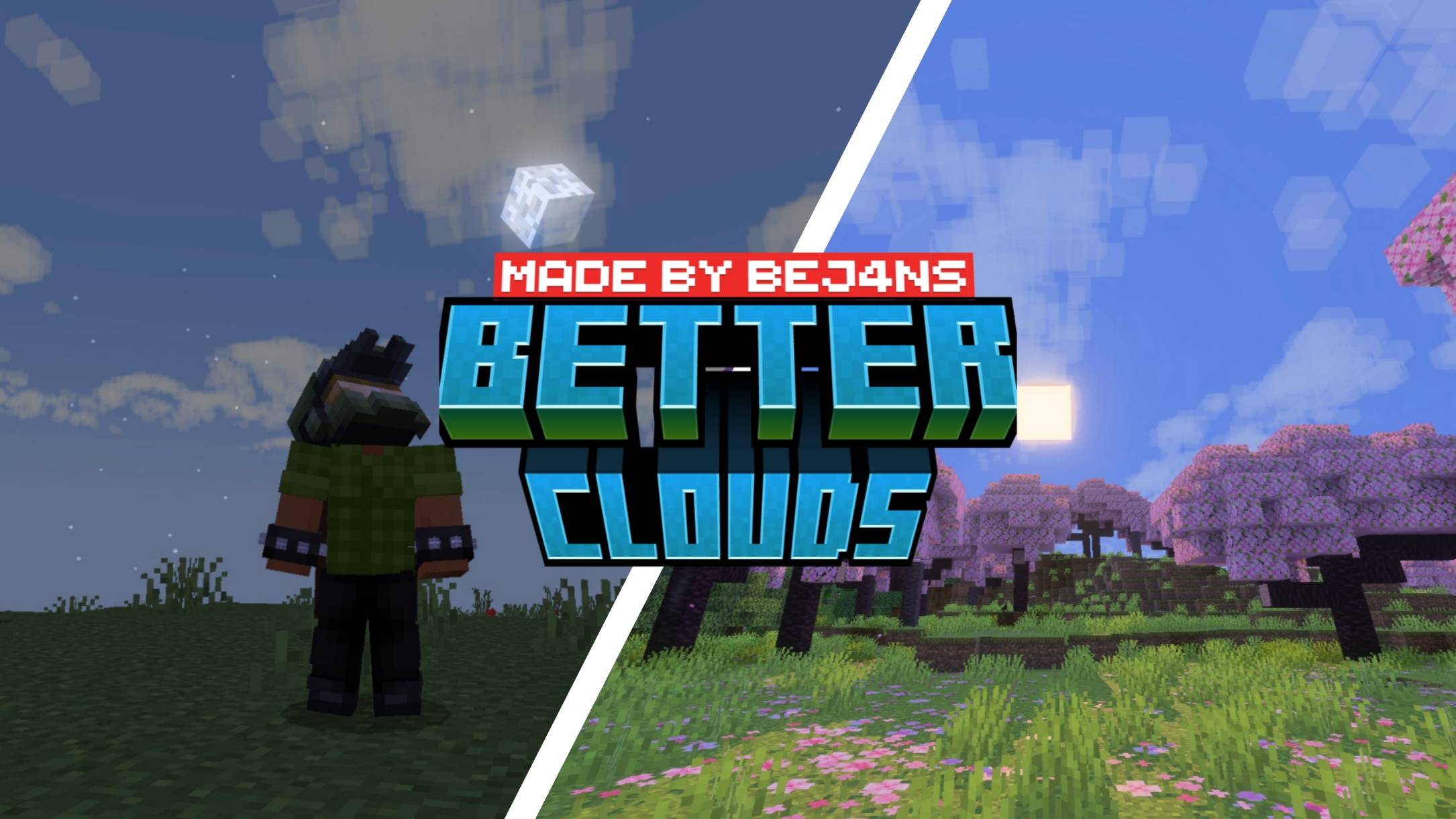 Better clouds by bej4ns - Minecraft Bedrock Texture Packs - CurseForge