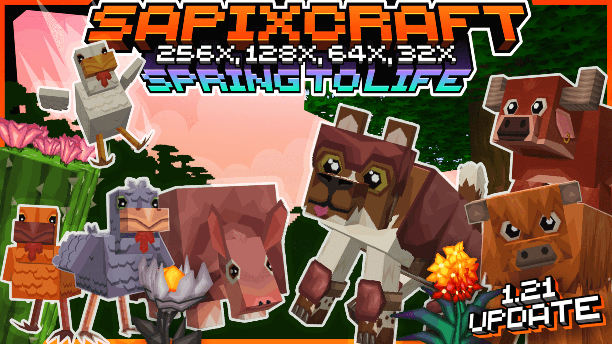 Sapixcraft BE - Minecraft Bedrock Texture Packs - CurseForge