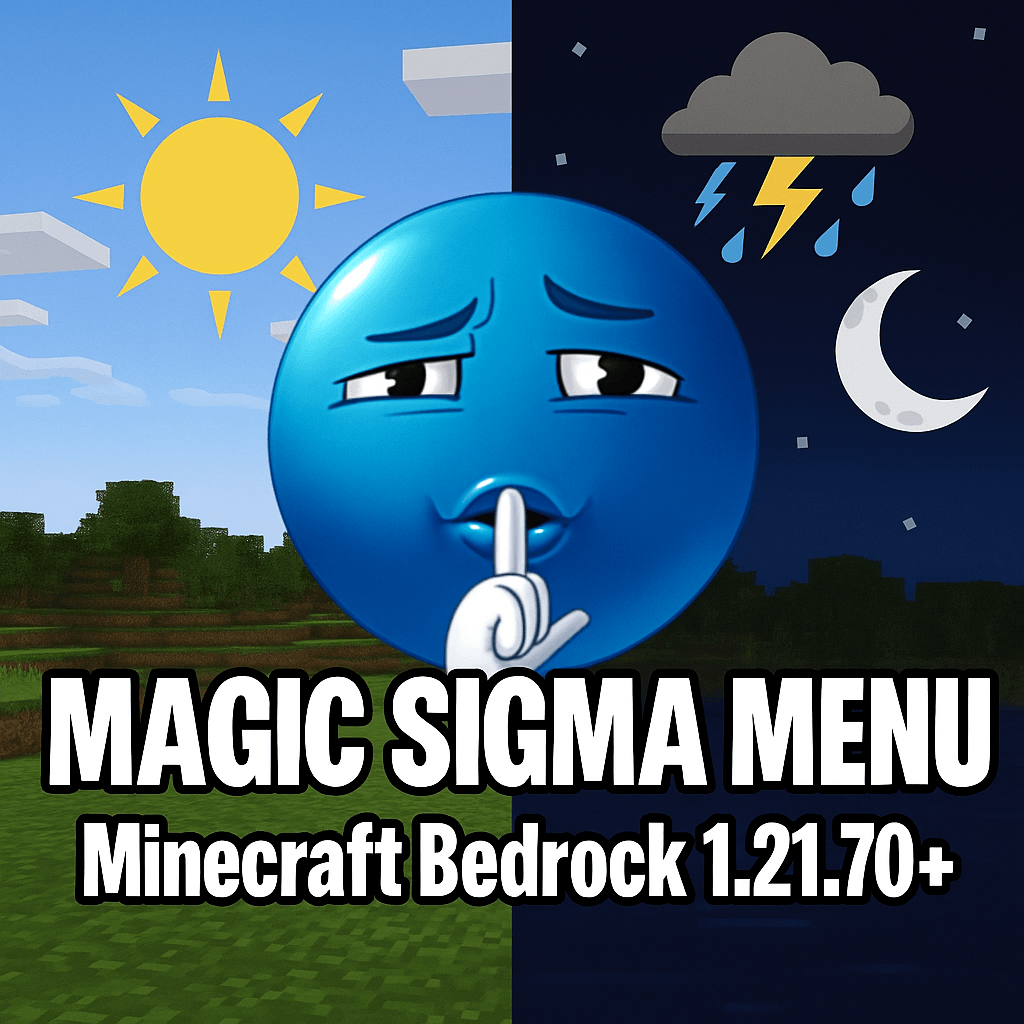 Magic Sigma Menu - Gallery - Minecraft Bedrock Scripts - CurseForge