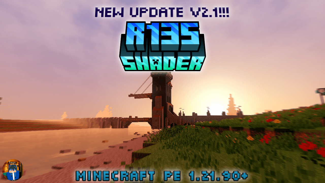 R135 Shader RD | Realistic and Lightweight Shader | Minecraft BE 1.21 ...