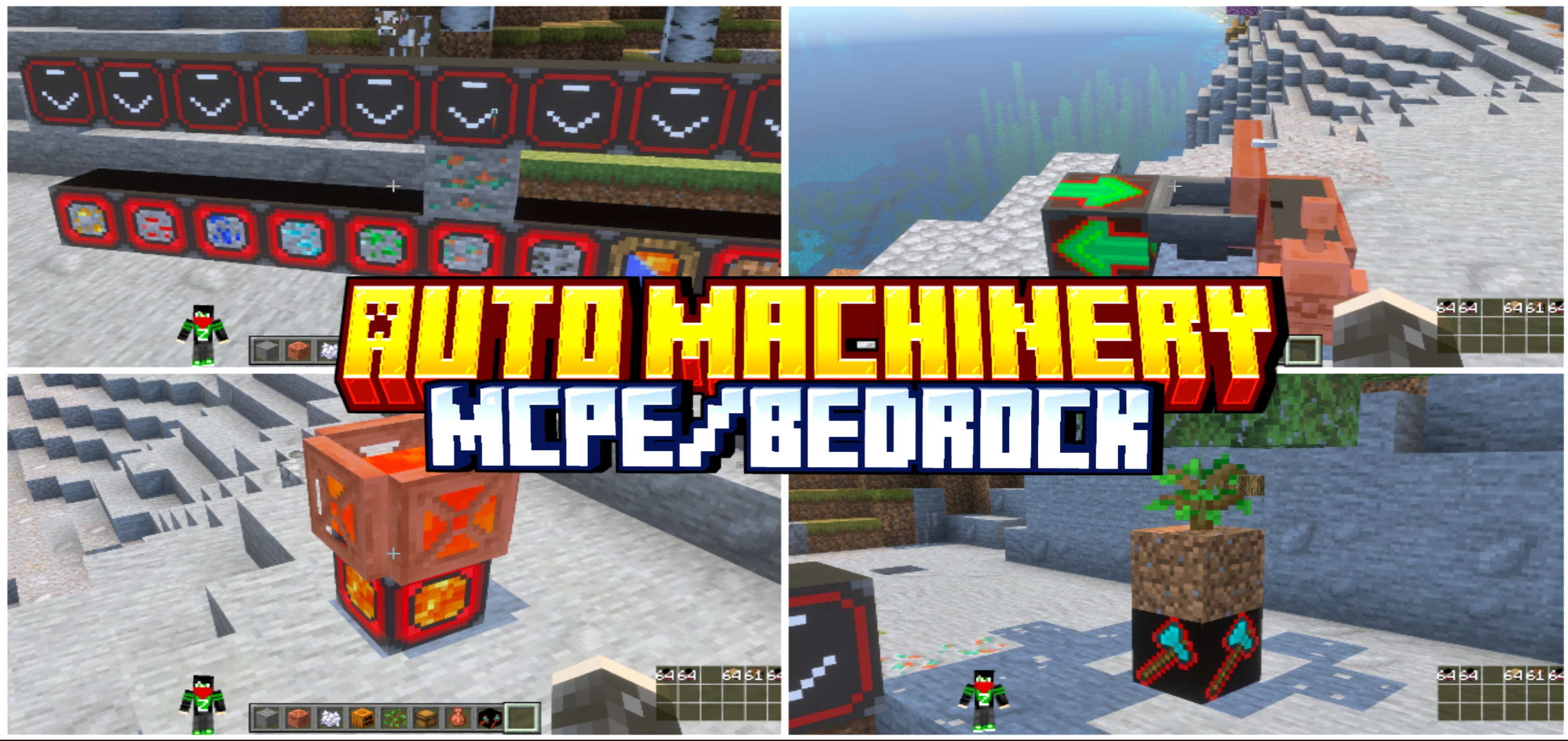Auto Machinery[Achivement Friendly] - Gallery - Minecraft Bedrock ...