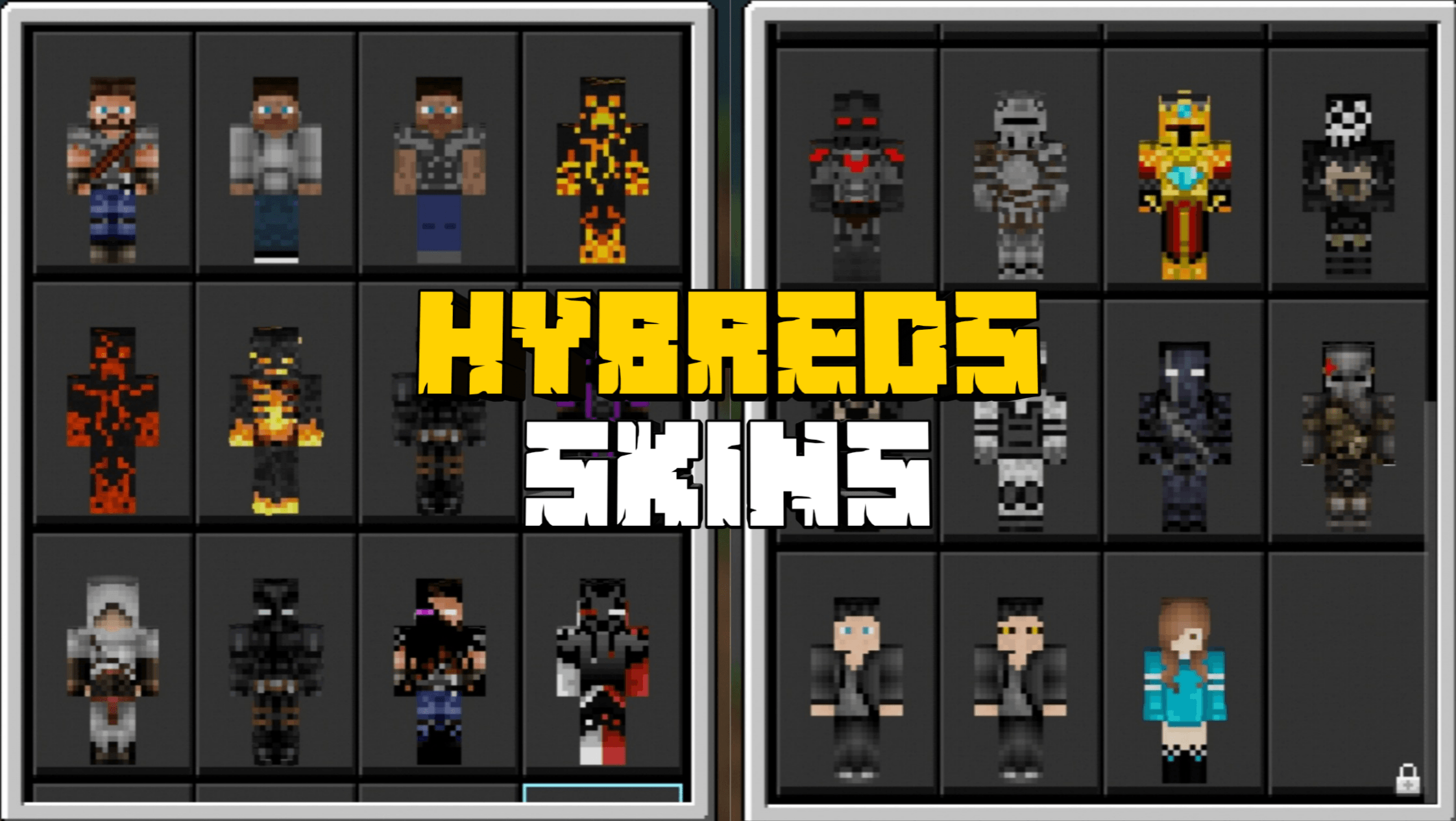 Hybred's Skin Pack - Gallery - Minecraft Bedrock Skins - CurseForge