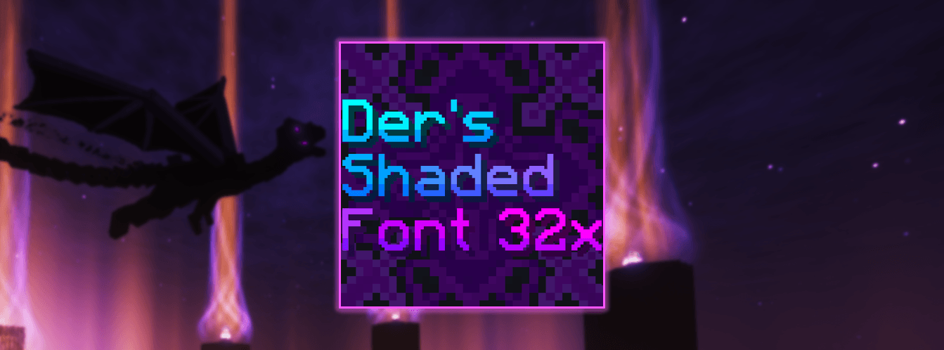 (Der's) Smooth Shaded Font - Faithful 32x - Minecraft Resource Packs ...