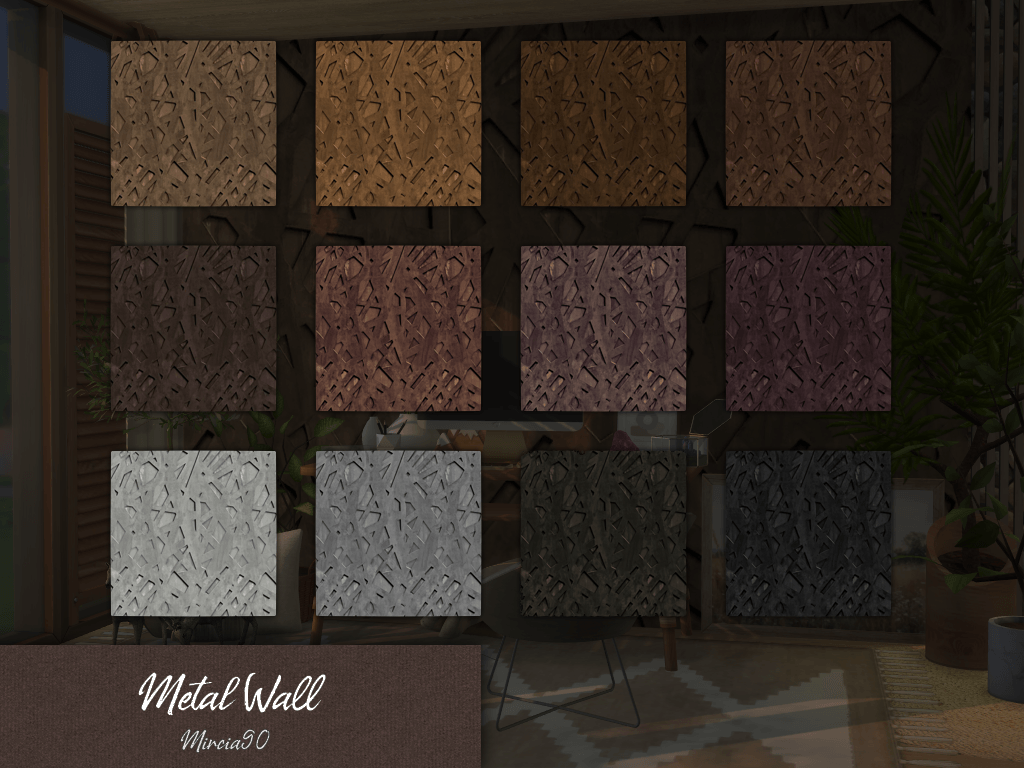 Metal Wall #1 - The Sims 4 Build / Buy - CurseForge