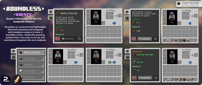 Boundless Quests - Minecraft Mods - CurseForge
