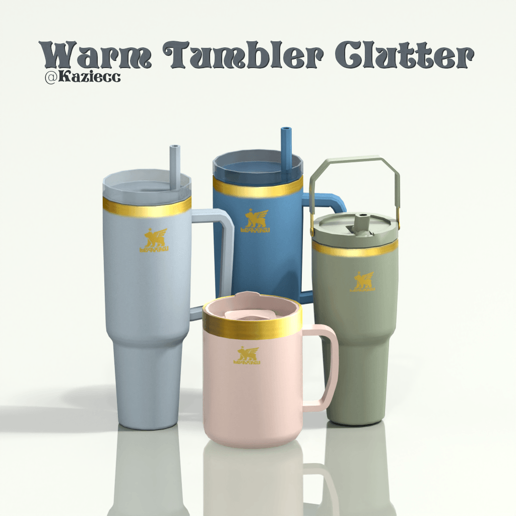 Kaziecc ~ Warm Tumbler Clutter NEW Collection - The Sims 4 Build / Buy ...