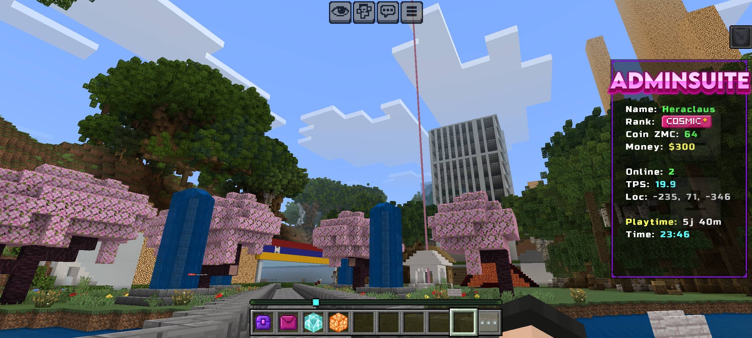 Admin Suite - Server Tools - Minecraft Bedrock Scripts - CurseForge