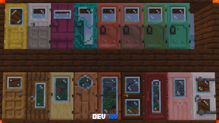 Glass Doors - Minecraft Bedrock Texture Packs - CurseForge