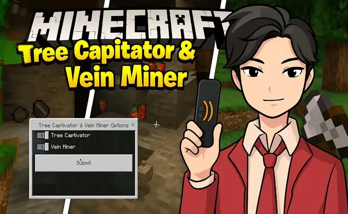 Tree Capitator & Vein Miner - Gallery - Minecraft Bedrock Addons - CurseForge