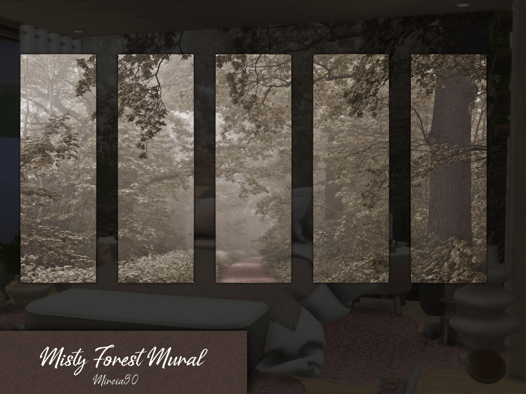 Misty Forest Mural - The Sims 4 Build / Buy - CurseForge