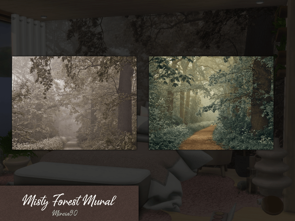 Misty Forest Mural - The Sims 4 Build / Buy - CurseForge