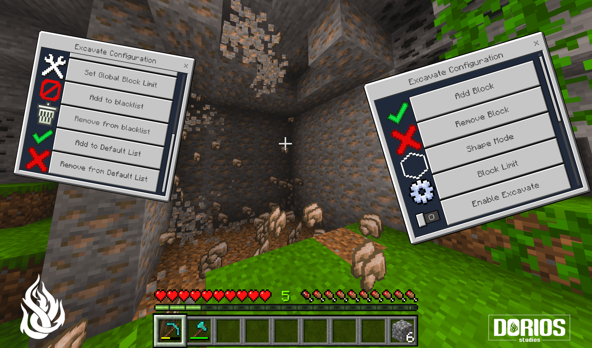 Dorios' Excavate - Gallery - Minecraft Bedrock Addons - CurseForge