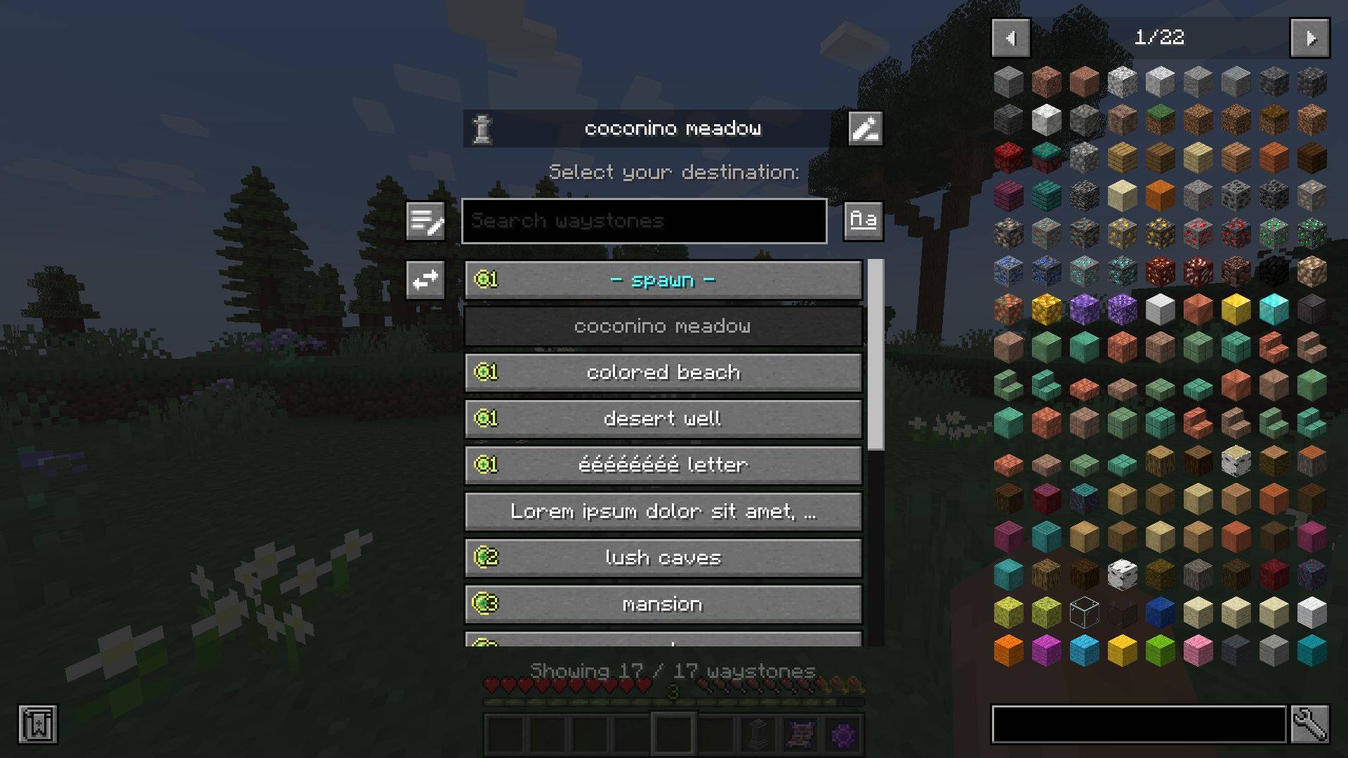Better Waystones Menu - Minecraft Mods - CurseForge