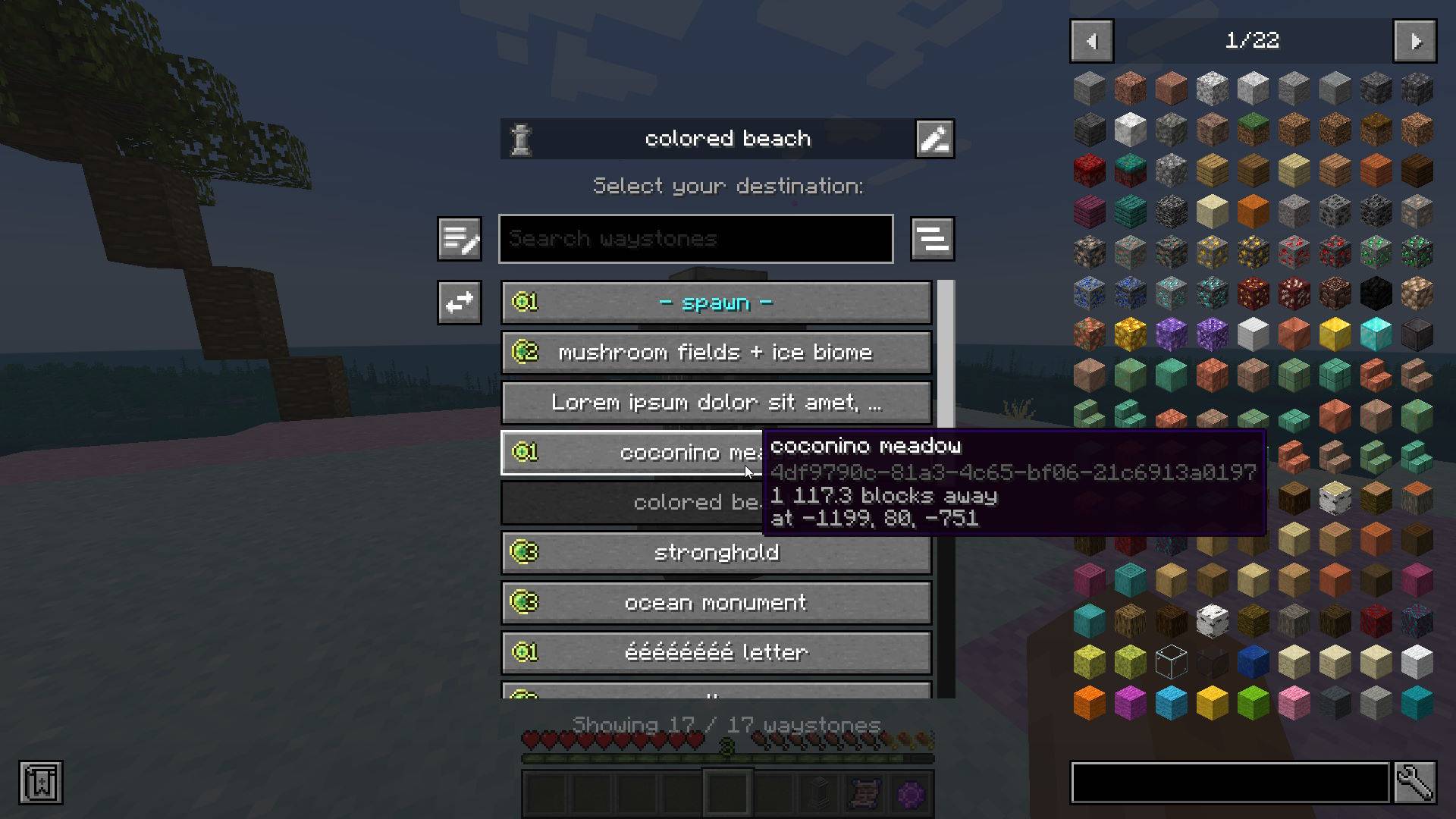 Better Waystones Menu - Minecraft Mods - CurseForge