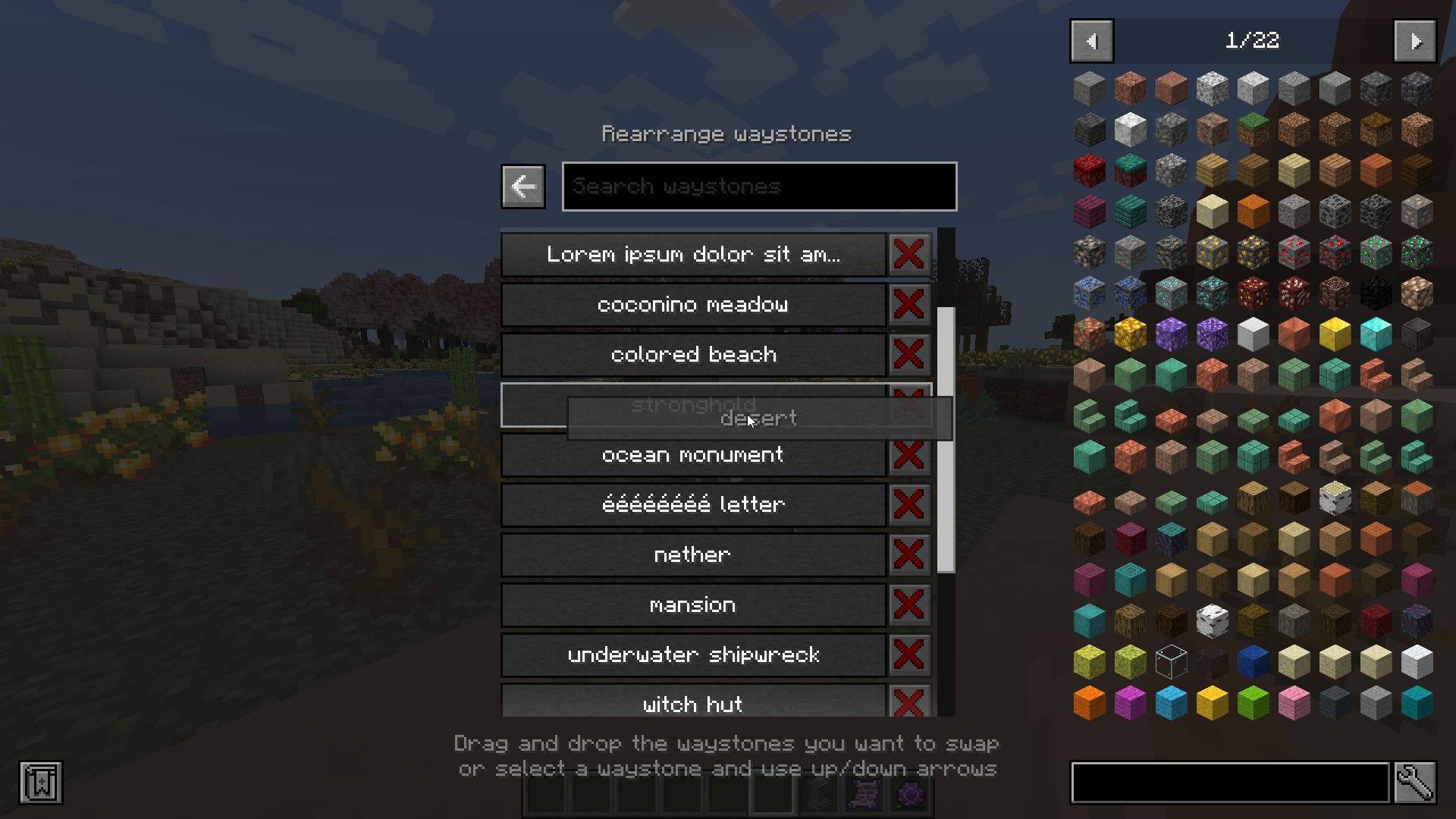 Better Waystones Menu - Minecraft Mods - CurseForge