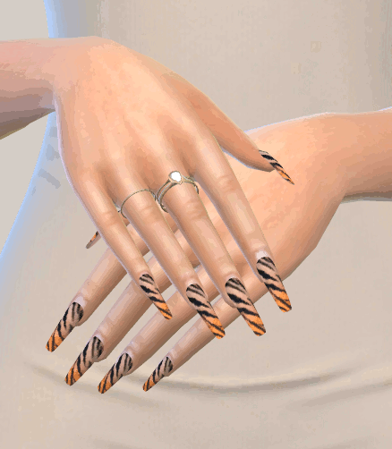 Abstract nails set 114 - Gallery - The Sims 4 Create a Sim - CurseForge