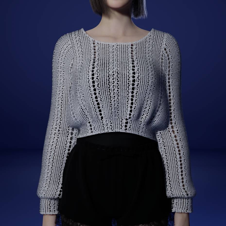 🌌Elegant Black Lace Knit Set - inZOI Create a Zoi - CurseForge