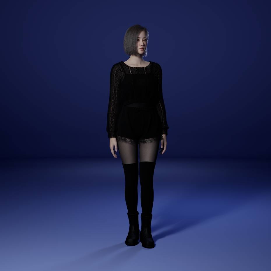 🌌Elegant Black Lace Knit Set - inZOI Create a Zoi - CurseForge